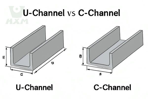U Channel Vs C Channel: Industrial Applications, Properties & Cost ...