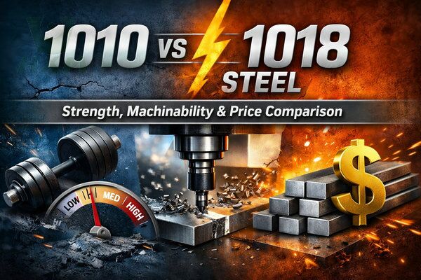 1010 Vs 1018 Steel: Strength, Machinability & Price Comparison (2026 Guide)